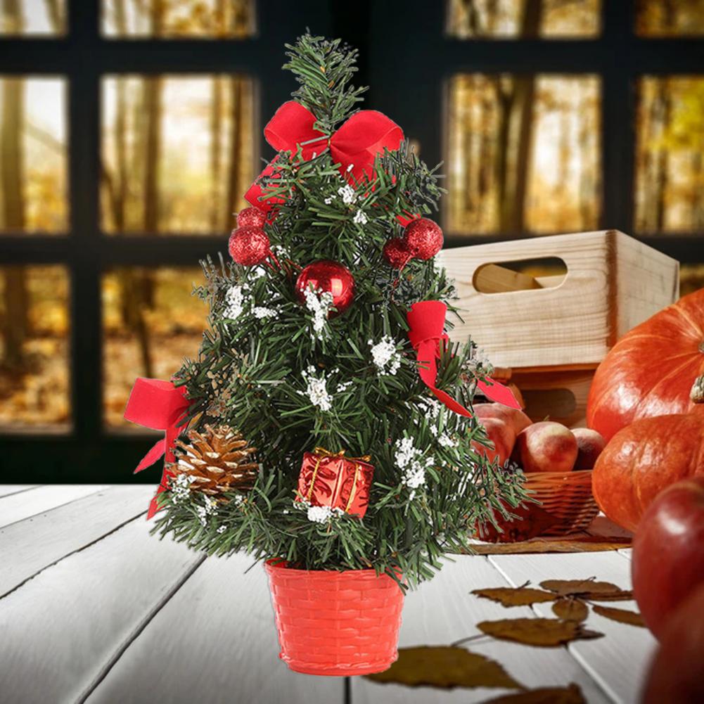 30cm Decorated Fadeless Mini Christmas Tree PVC Gr... – Vicedeal