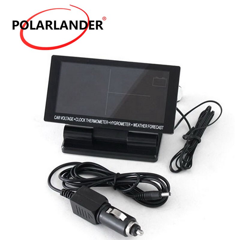 12V DC 4in1 Voltage Clock Hygrothermograph Digital... – Grandado