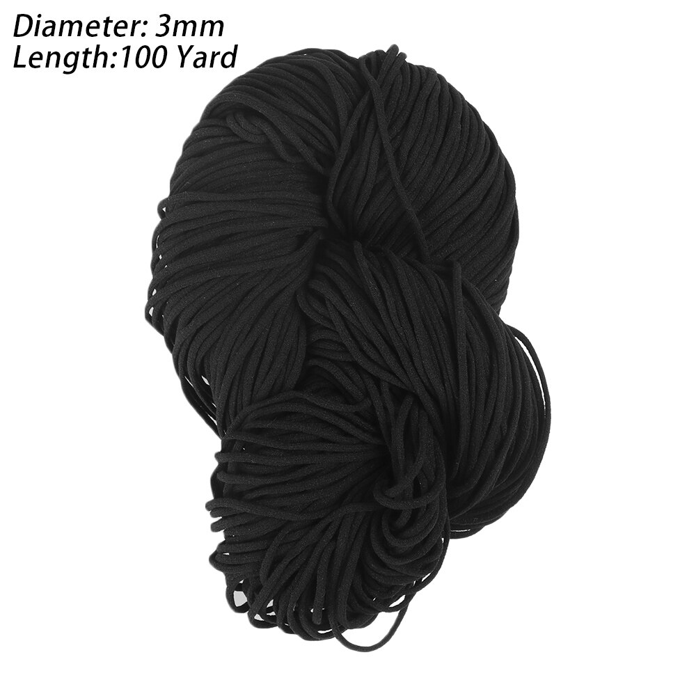 100 Yard 3mm Round Making Elastic Band Rope Rubber... – Vicedeal