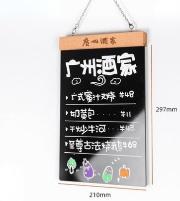 Erasable Hanging Blackboard Shop Chalkboard Signs ... – Vicedeal