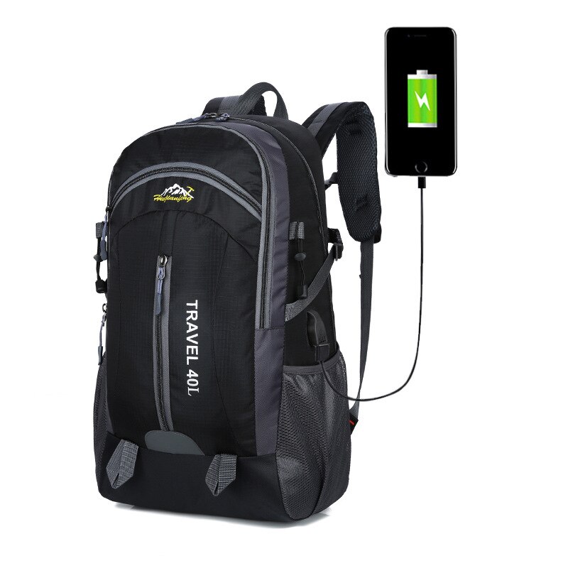 Men Travel Backpack USB Charging 40L Large Capacit... – Vicedeal