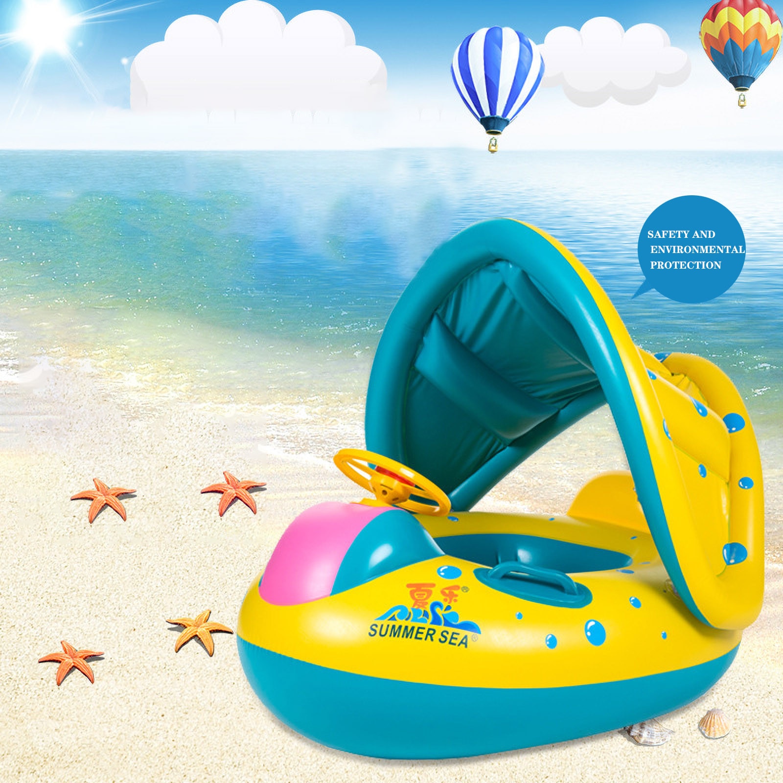 swimming boat pool float Inflatable Baby Swimming ... – Grandado