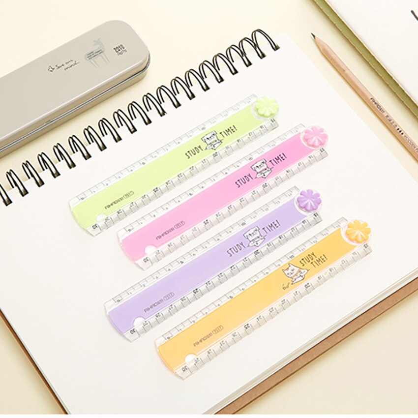 30cm Plastic Colored Folding Straight Ruler Drawin... – Vicedeal