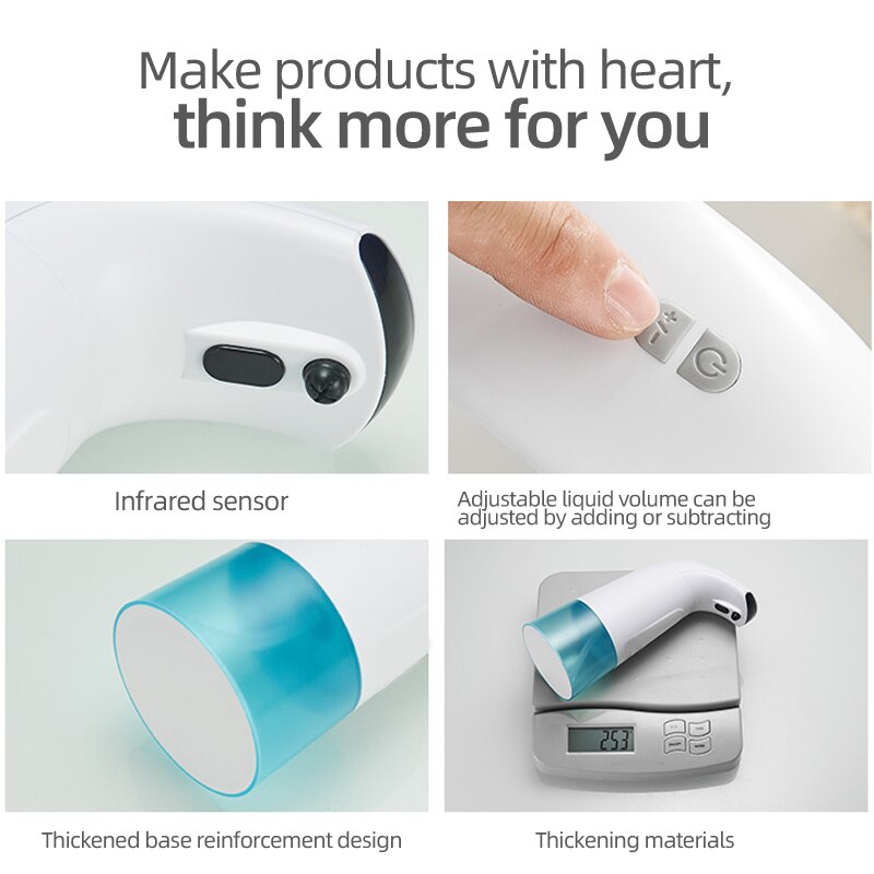 Touchless Automatic ABS Foam Soap 250ml Dispenser ... – Grandado