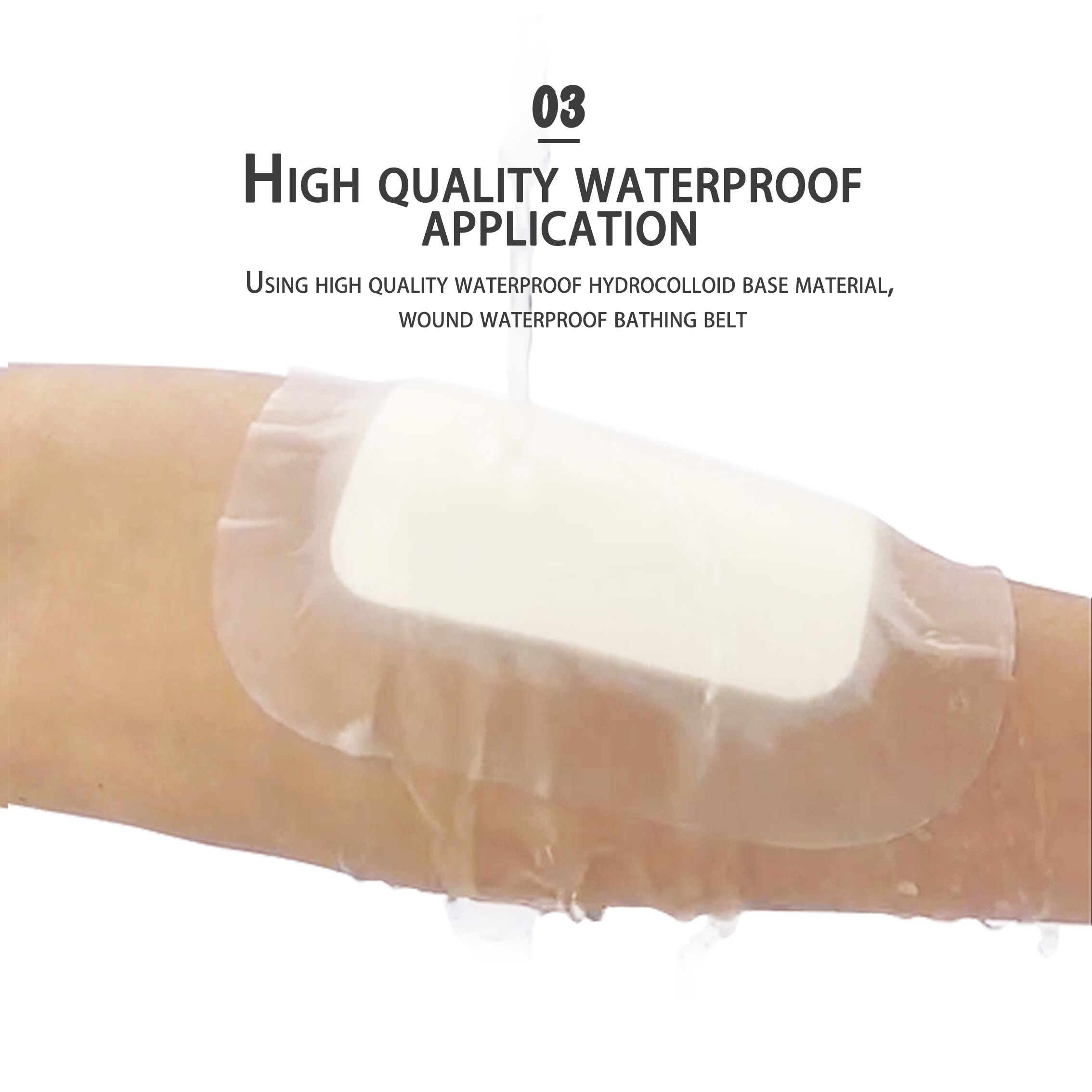 (10 Cm X 10 Cm) Waterproof Hydrocolloid Foam Dress... – Vicedeal