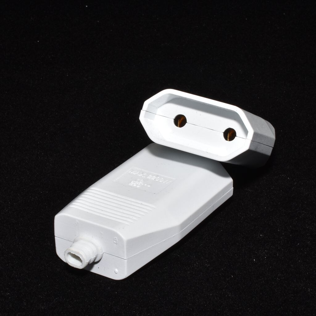 (10pcs) European 2 Pin DIY Rewirable socket EU 2 P... – Vicedeal