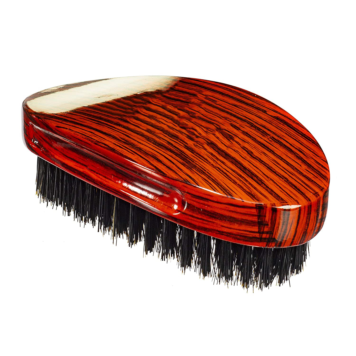 DREWTI Mahogany grain Short Handle Hair Brush Afri... – Vicedeal
