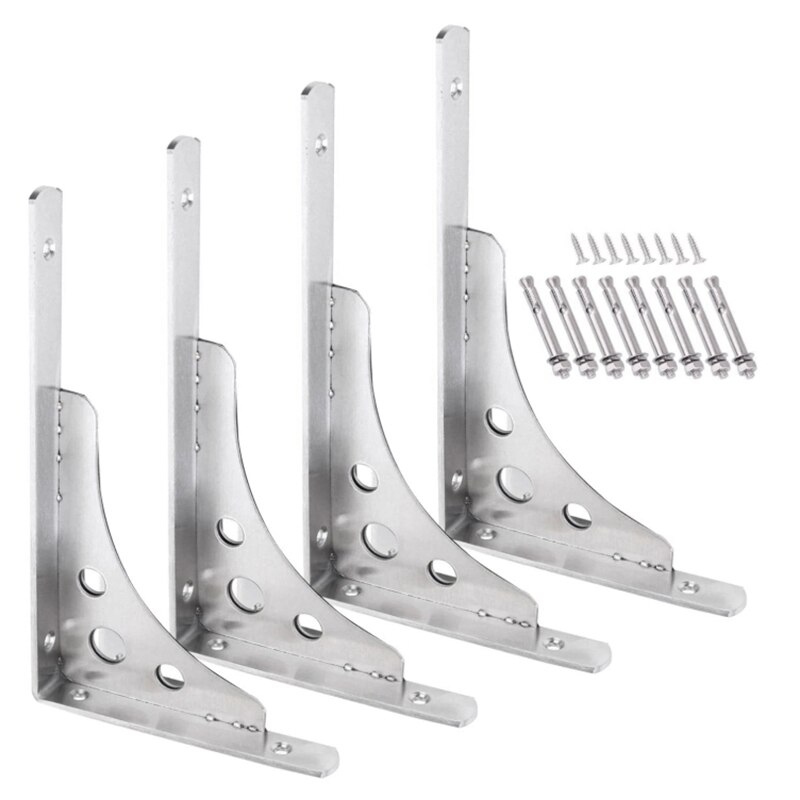 12-Inch Heavy-Duty Bracket, 2 in Each Package, Wal... – Grandado