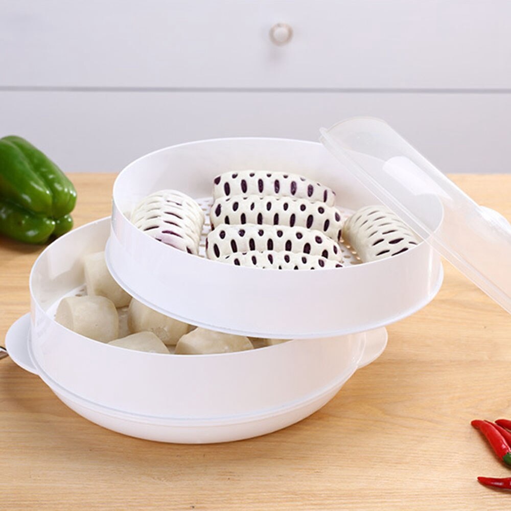 Microwave Steamer Vegetable Fish Pasta Rice Steame... – Grandado