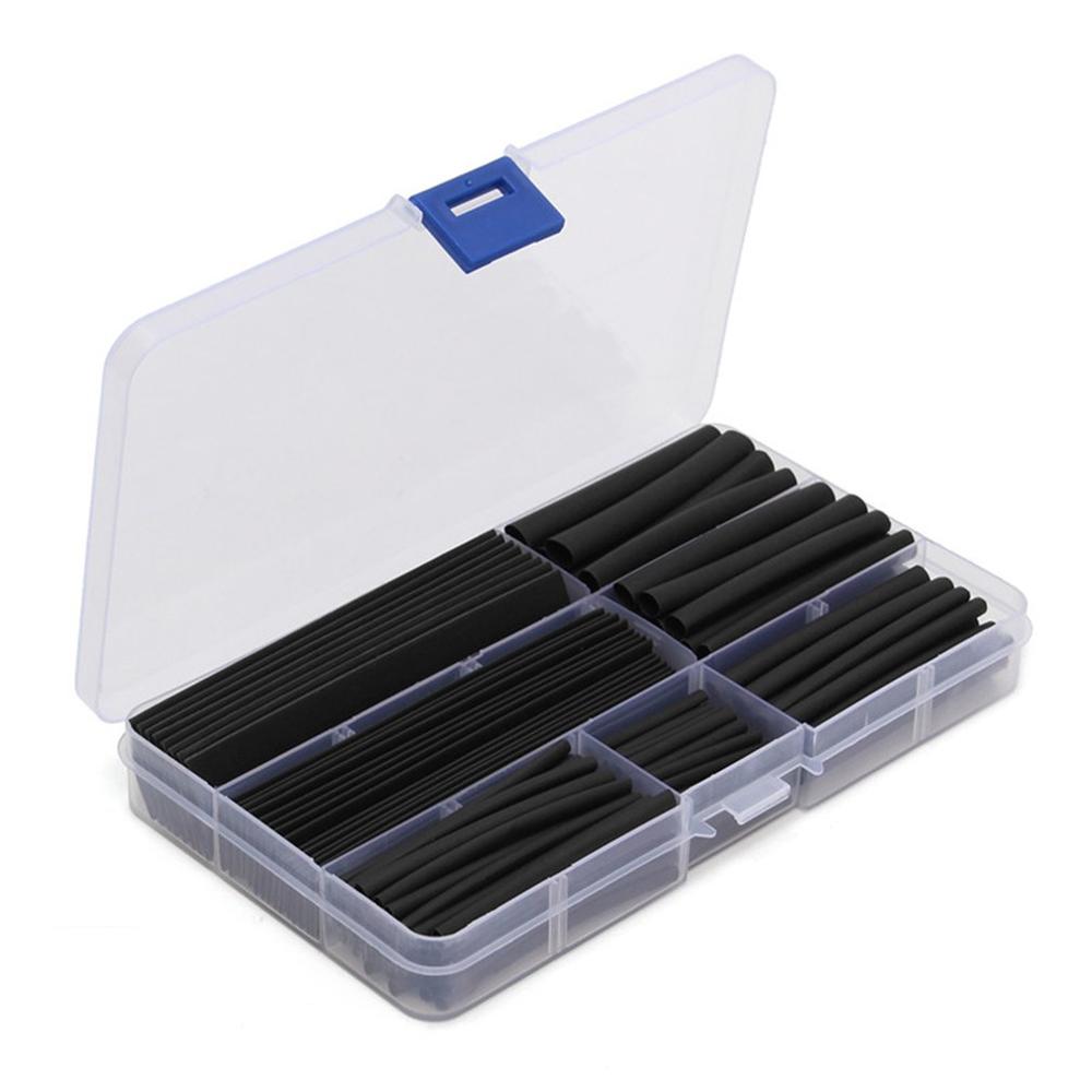 150 Pcs Black Krimpkous 2:1 Zwarte Buis Auto Kabel... – Grandado