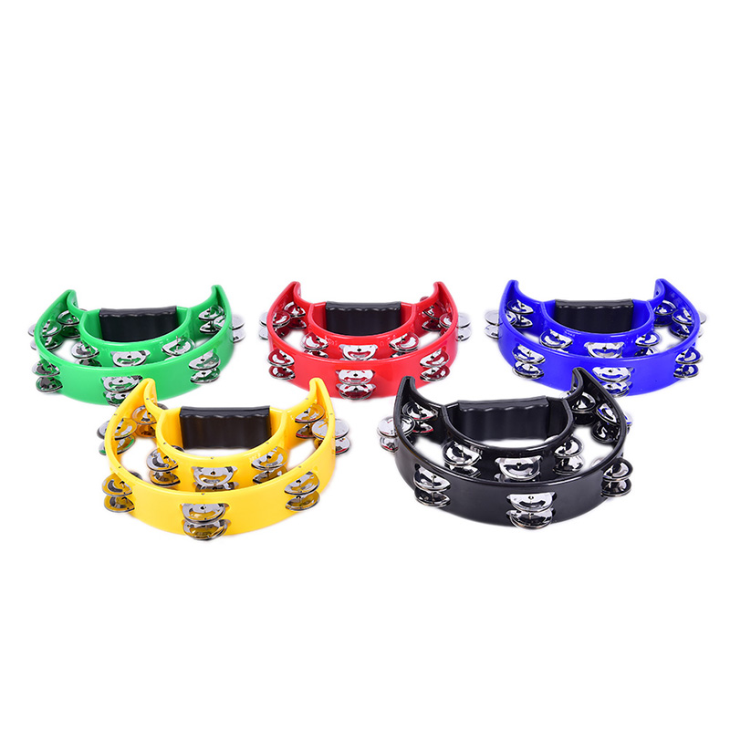 Double Half Moon Music Tambourine Percussion Tambo... – Grandado