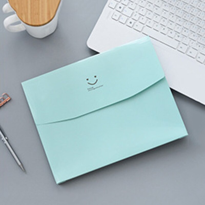 Coloffice A4 Candy-Colored Smile Folder Student Po... – Grandado