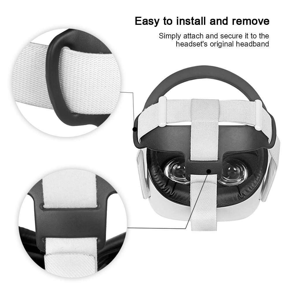 VR Headset Head Cushion Pad TPU Pressure-Relieving... – Grandado