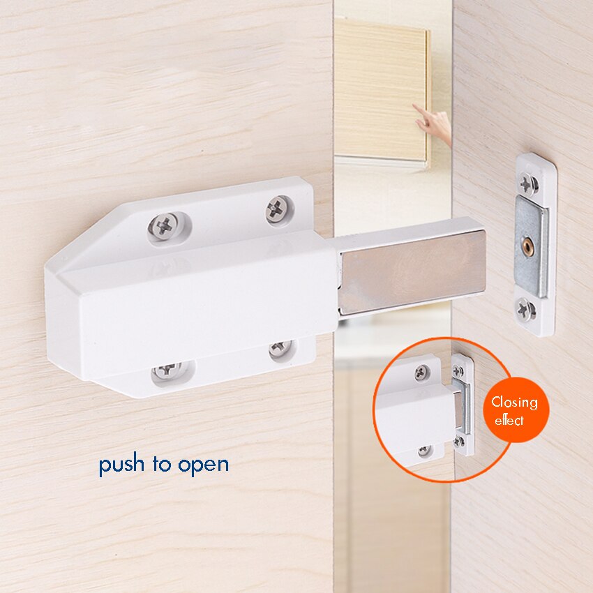 Door Catch Magnetic Latches Push to Open Large Pla... – Grandado