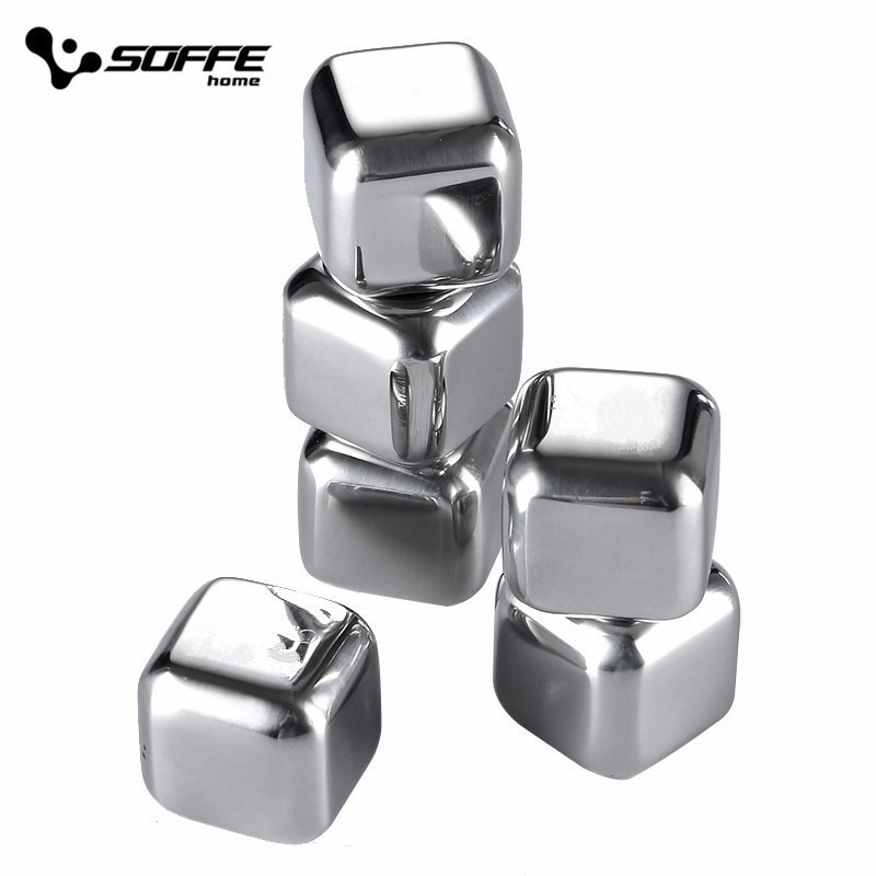 Soffe Stainless Steel Square Ice Block 2.5*2.5cm R... – Vicedeal