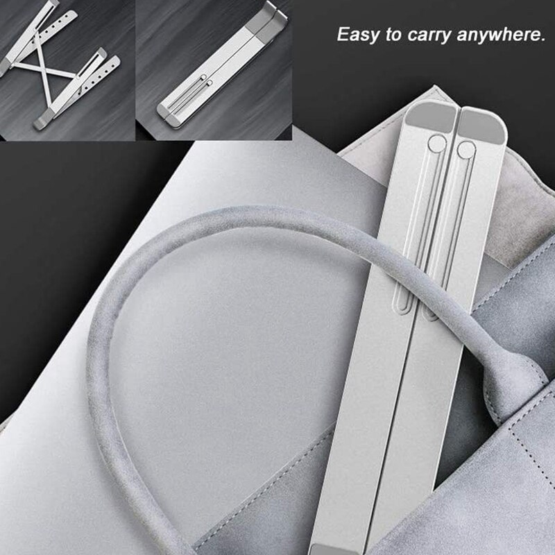 Laptop Stand Adjustable Aluminum Desktop Notebook ... – Grandado