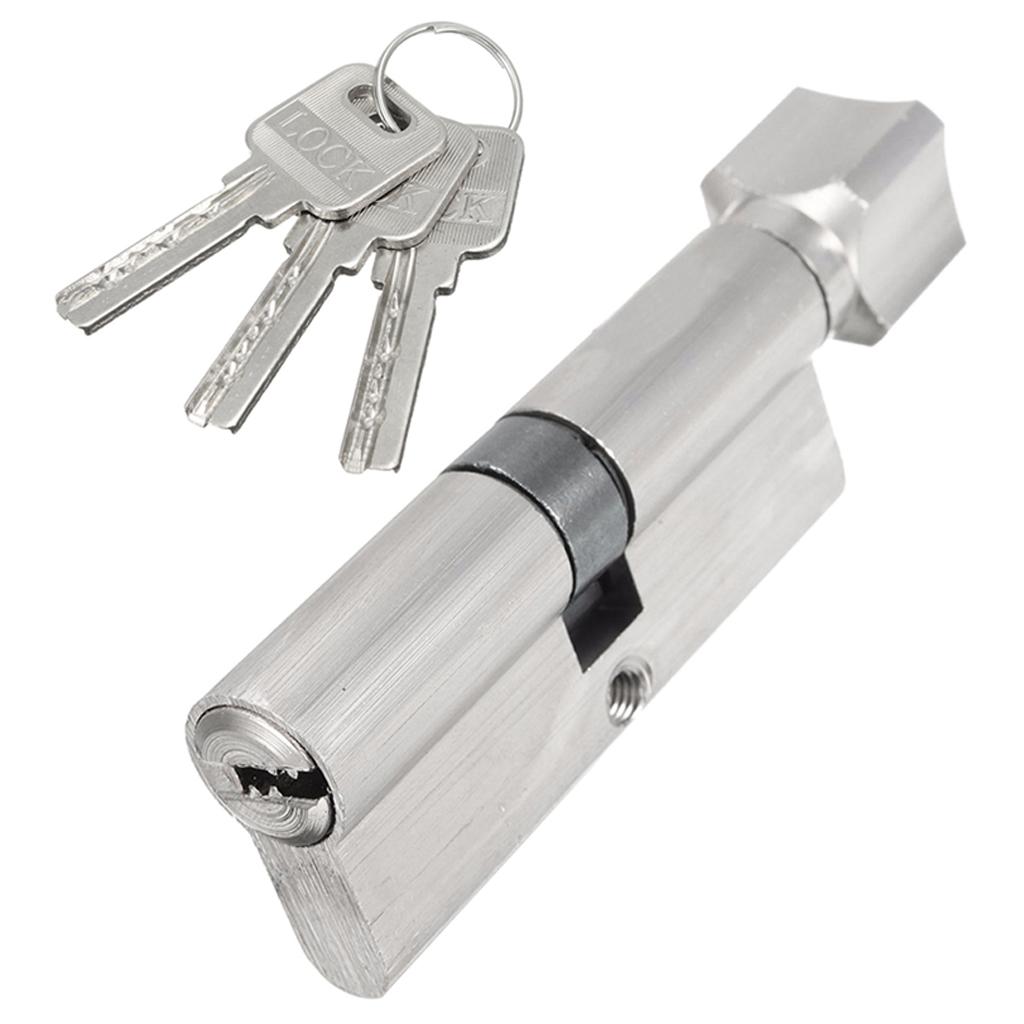 Thumb Turn Security Cylinder Lock Barrel With Keys... – Grandado