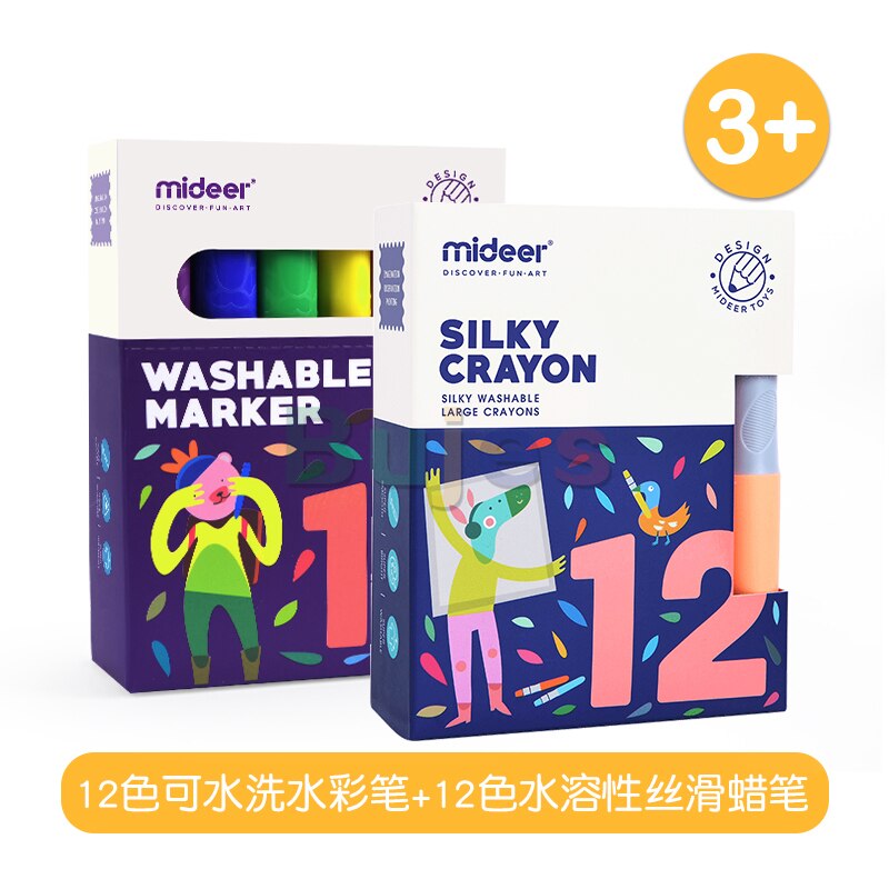 Mideer 12/24/36/48 color Filling color water solub... – Vicedeal