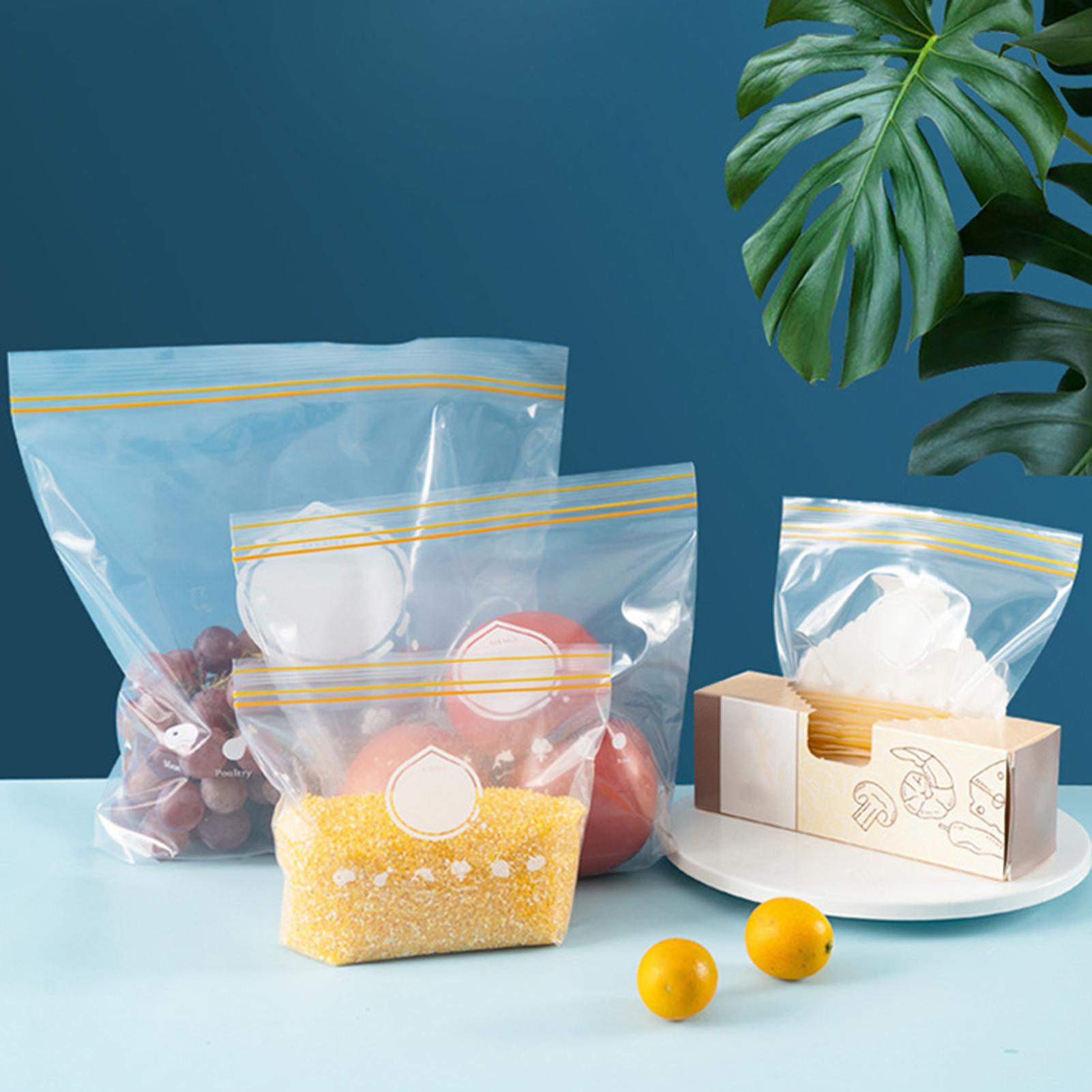30/20/15Pcs Transparent Self Sealed Bags Reusable ... – Vicedeal