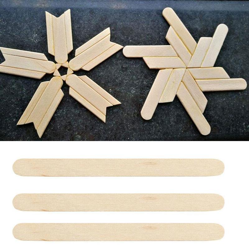 1pc Popsicle Sticks Craft Ice Cream Sticks Wooden ... – Grandado