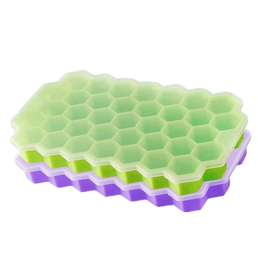 Neue 2 stücke Waben Form Ice Cube 37 Cubes Ice Tra... – Vicedeal