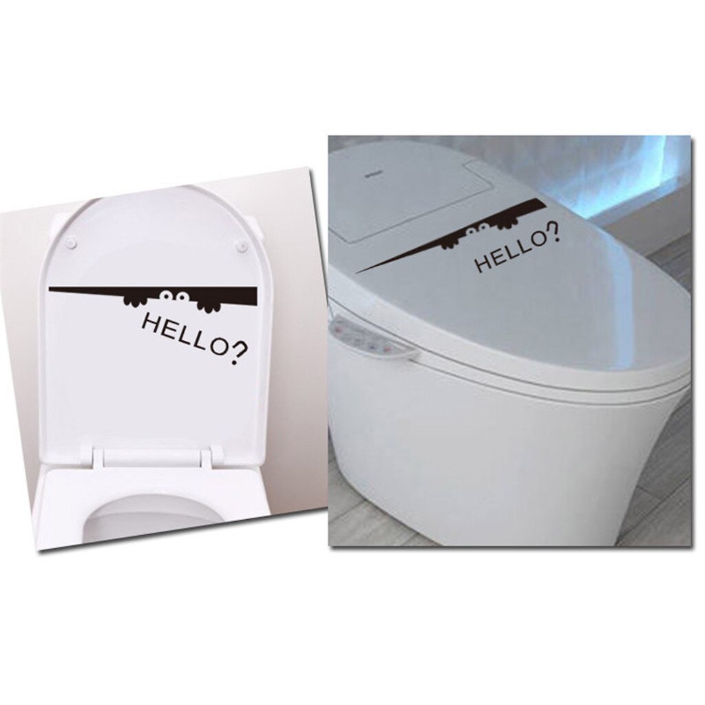 Wc Sticker Hello Creatieve Gluren Wc Stickers Muur... – Grandado