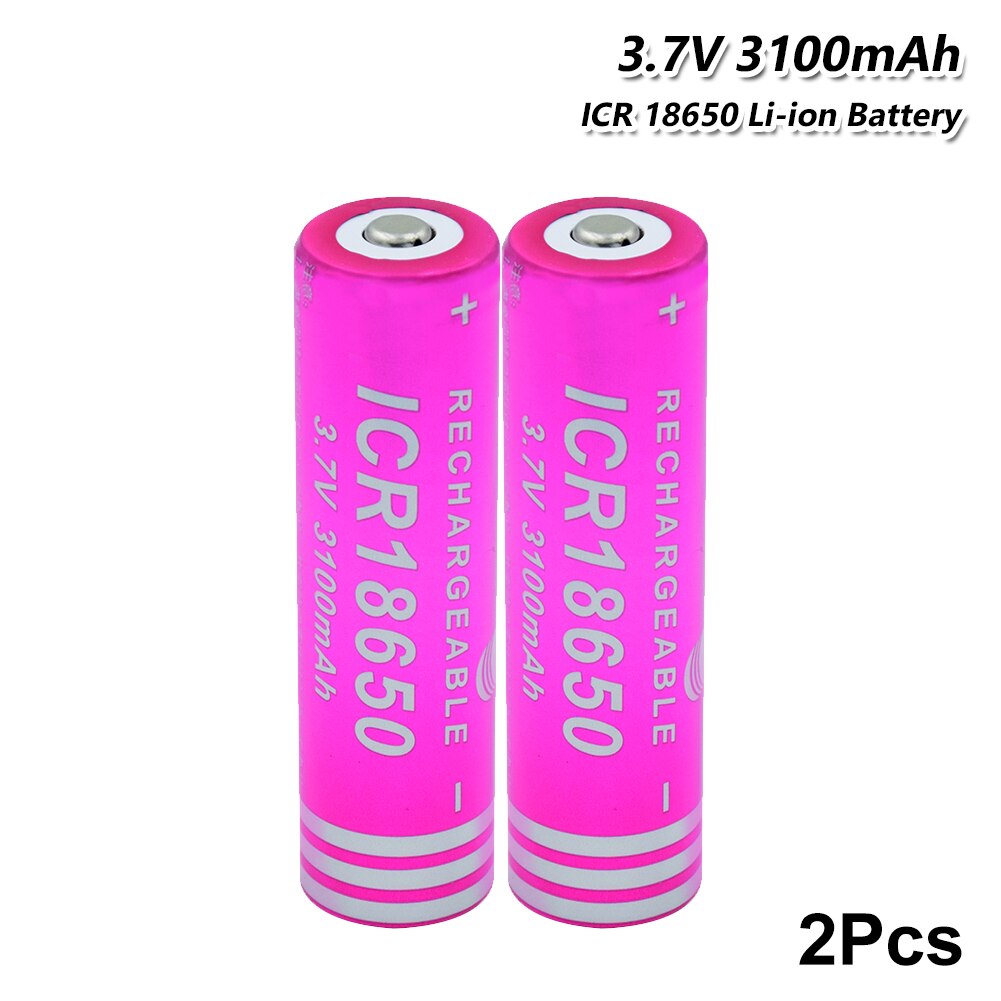 2Pcs 18650 NEXcell Battery 3.7V 3100mah ICR 18650 ... – Grandado