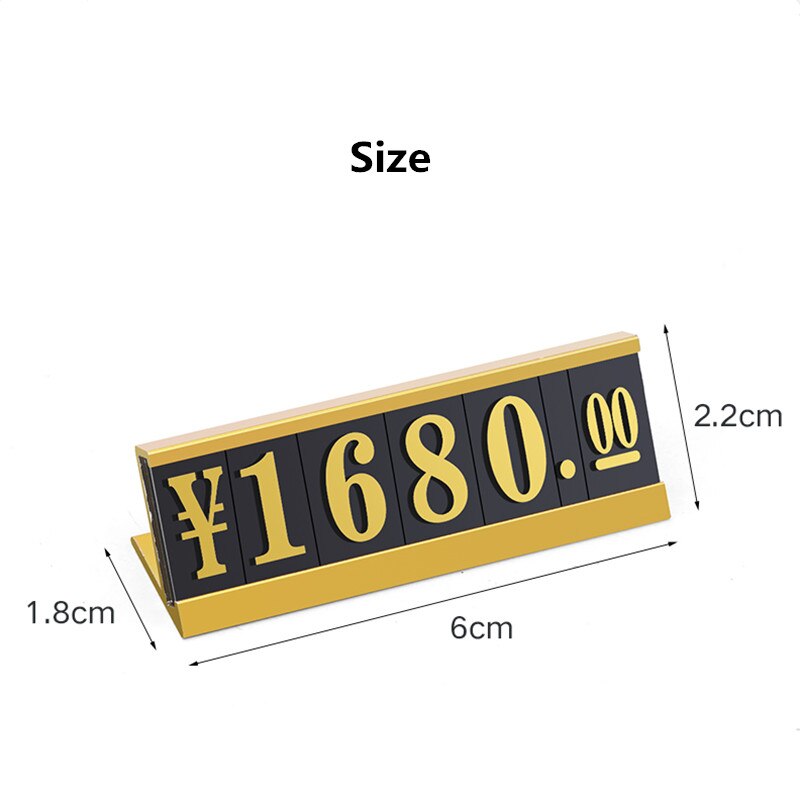 20 Sets Price Strip Digital Plastic Jewelry Price ... – Grandado