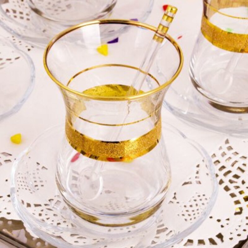 12 Pcs ! Gold Gilded Crystal Turkish Embellished T... – Vicedeal