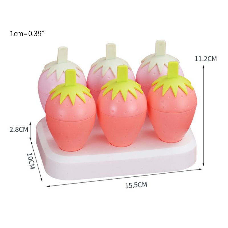 Reusable Strawberry Maker Lolly Mould Tray Pan Ice... – Grandado