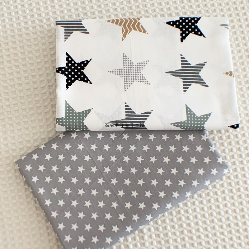 160CM*50CM big small star baby cotton cloth fabric... – Grandado