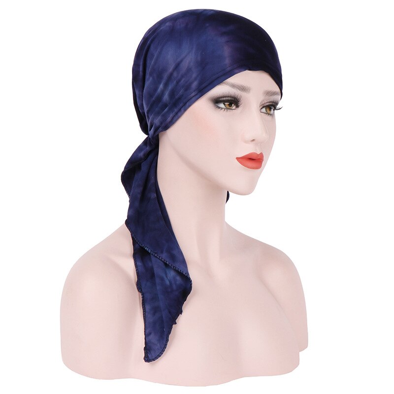 Soft Ruffle Head Scarf Cotton Women Chemo Hat Turb... – Vicedeal