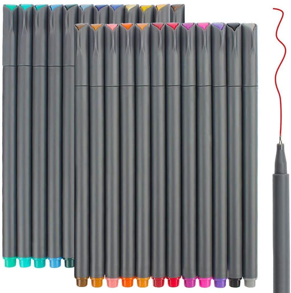 24pcs/set Painting needle pens art Markers Fast dr... – Grandado