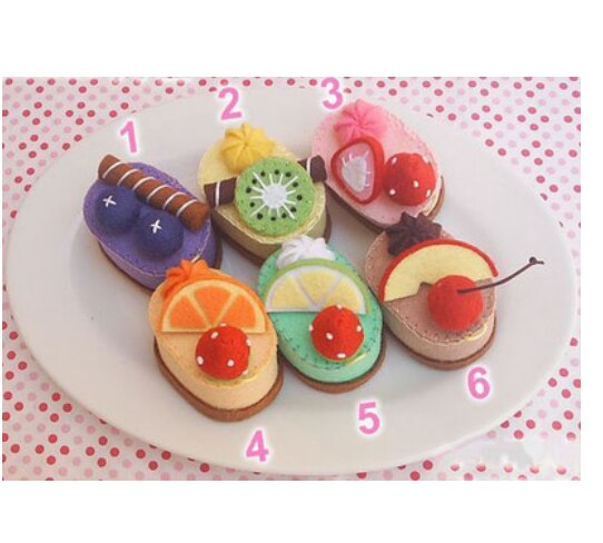 Oval cake pie Art Fabric Felt kit Non-woven cloth ... – Grandado