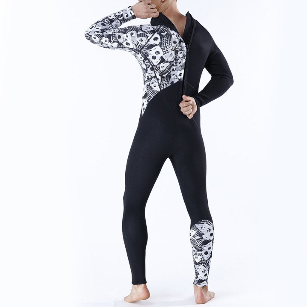3mm Neoprene Diving Wetsuit Men's Full Body Wet Su... – Grandado