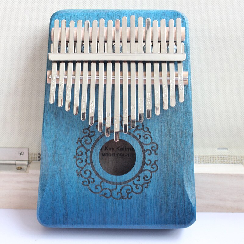 Kalimba 17 Keys Thumb Piano Wood Mahogany Body Mus... – Grandado