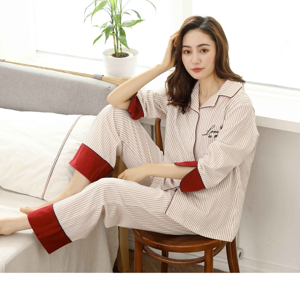 Postpartum Moeder Verpleging Pyjama Set Vest + Bro... – Vicedeal