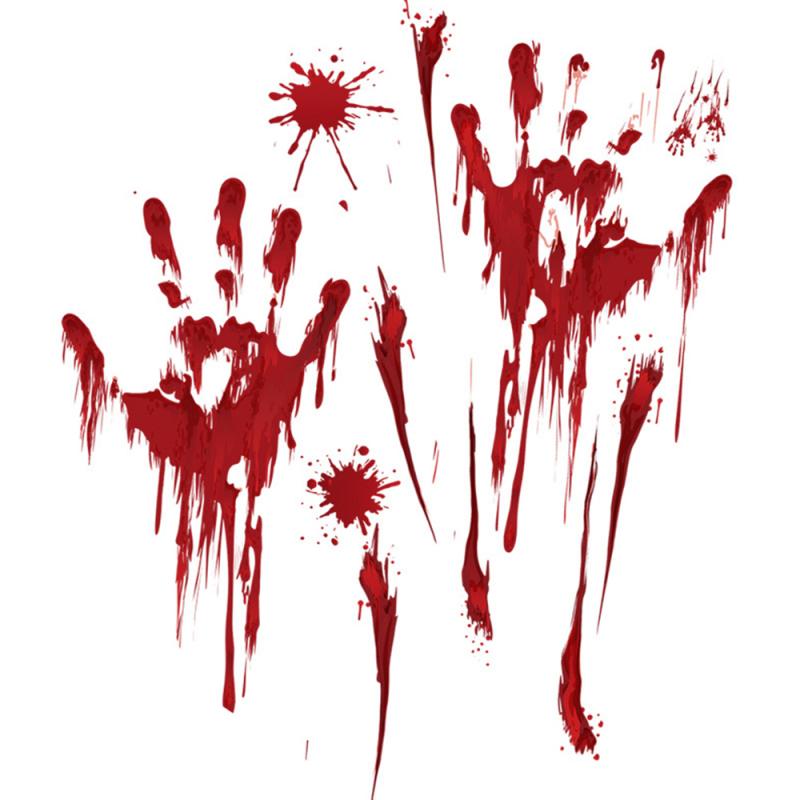 Horror Halloween Decor Wall Stickers Corridor Glas... – Grandado