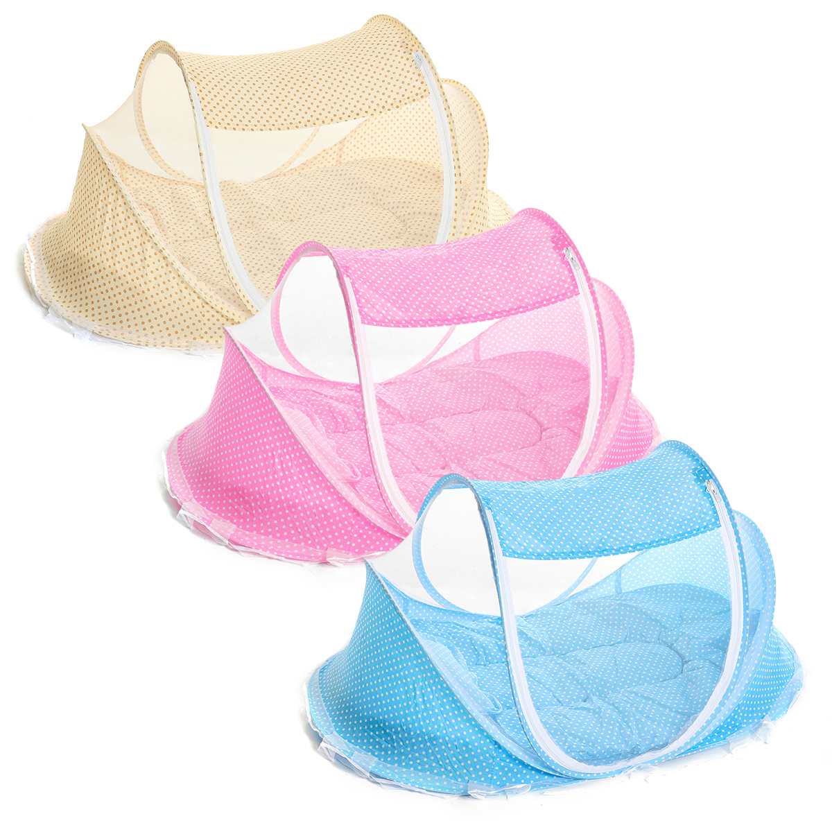 4Pcs/set Portable Baby Toddler Travel Bed With Pil... – Grandado
