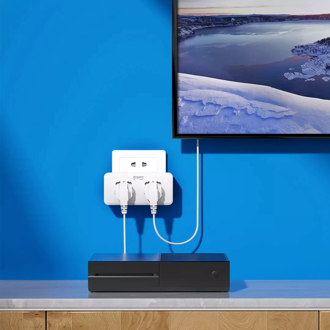 Gosund WiFi 2in1 Smart Plug Socket Voice Control P... – Vicedeal