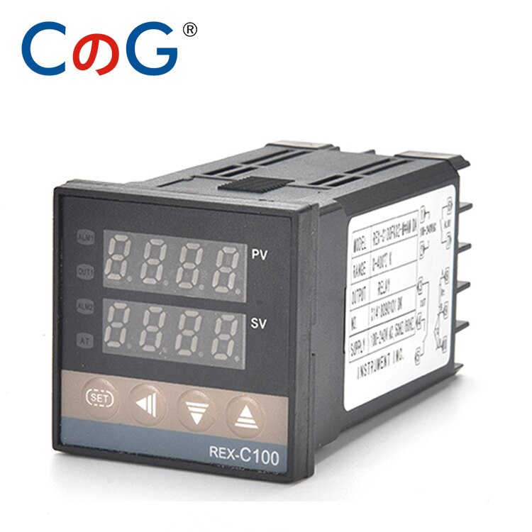 REX-C100 PT100 Digital Temperature Controller Ther... – Grandado