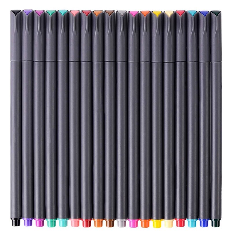 Tagebuch Buch Stift Farbe Stift Feine Kopf Stift F... – Grandado