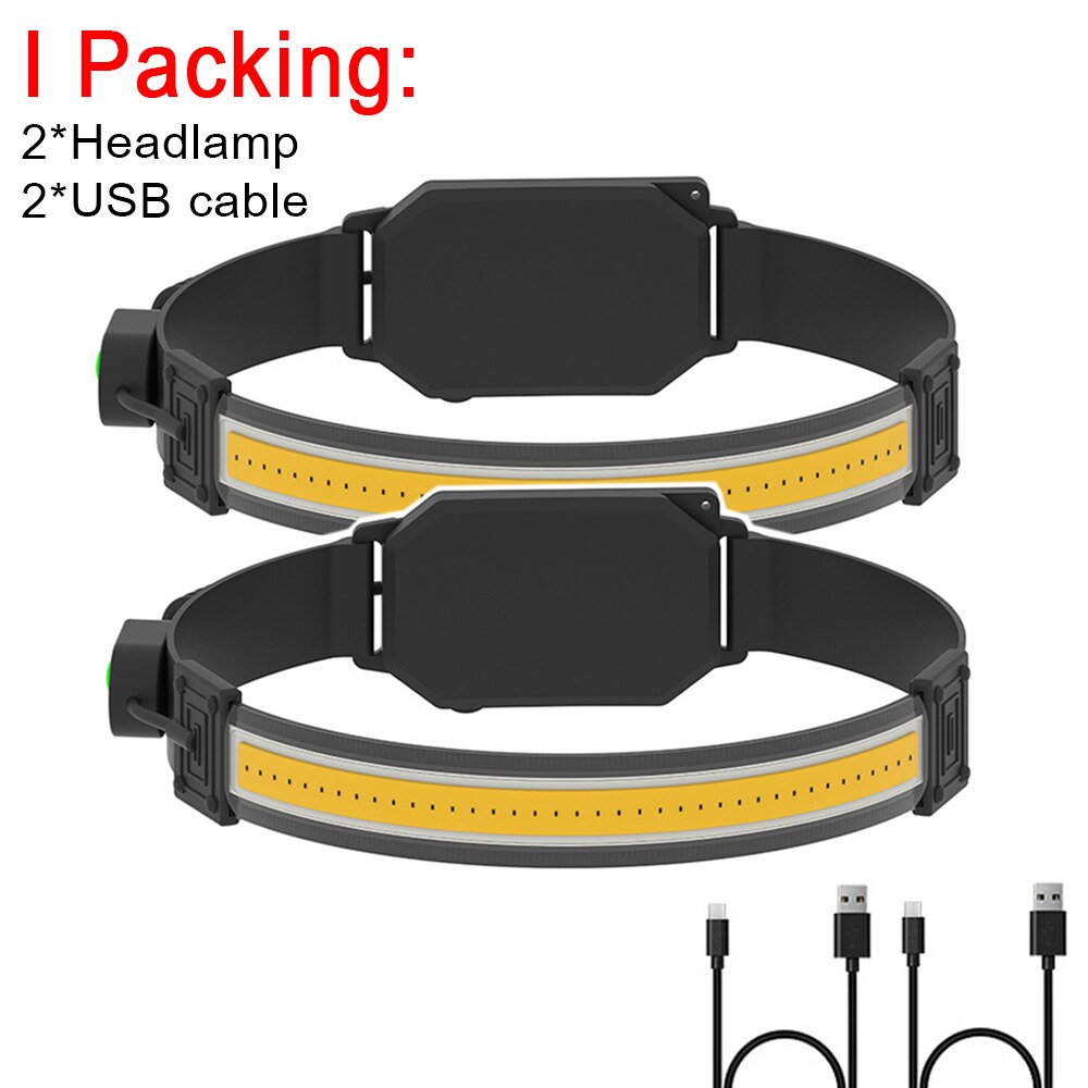 COB Light Soft Light Night Running Small Headlamp ... – Vicedeal