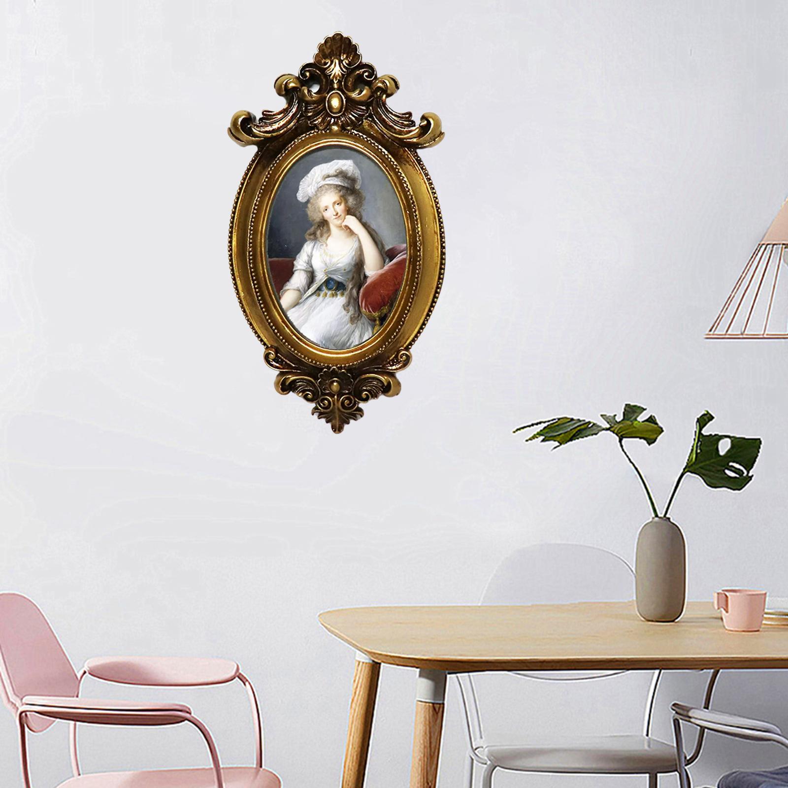 Retro Style Gold Carving Photo Frame Ornaments Eur... – Vicedeal