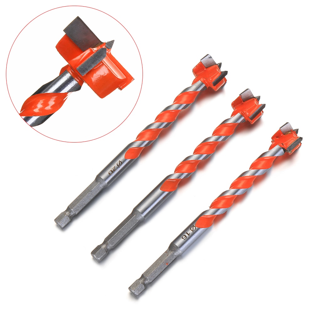 16/18/20/22/25mm 1/4" Hex Shank Forstner Drill Bit... – Grandado