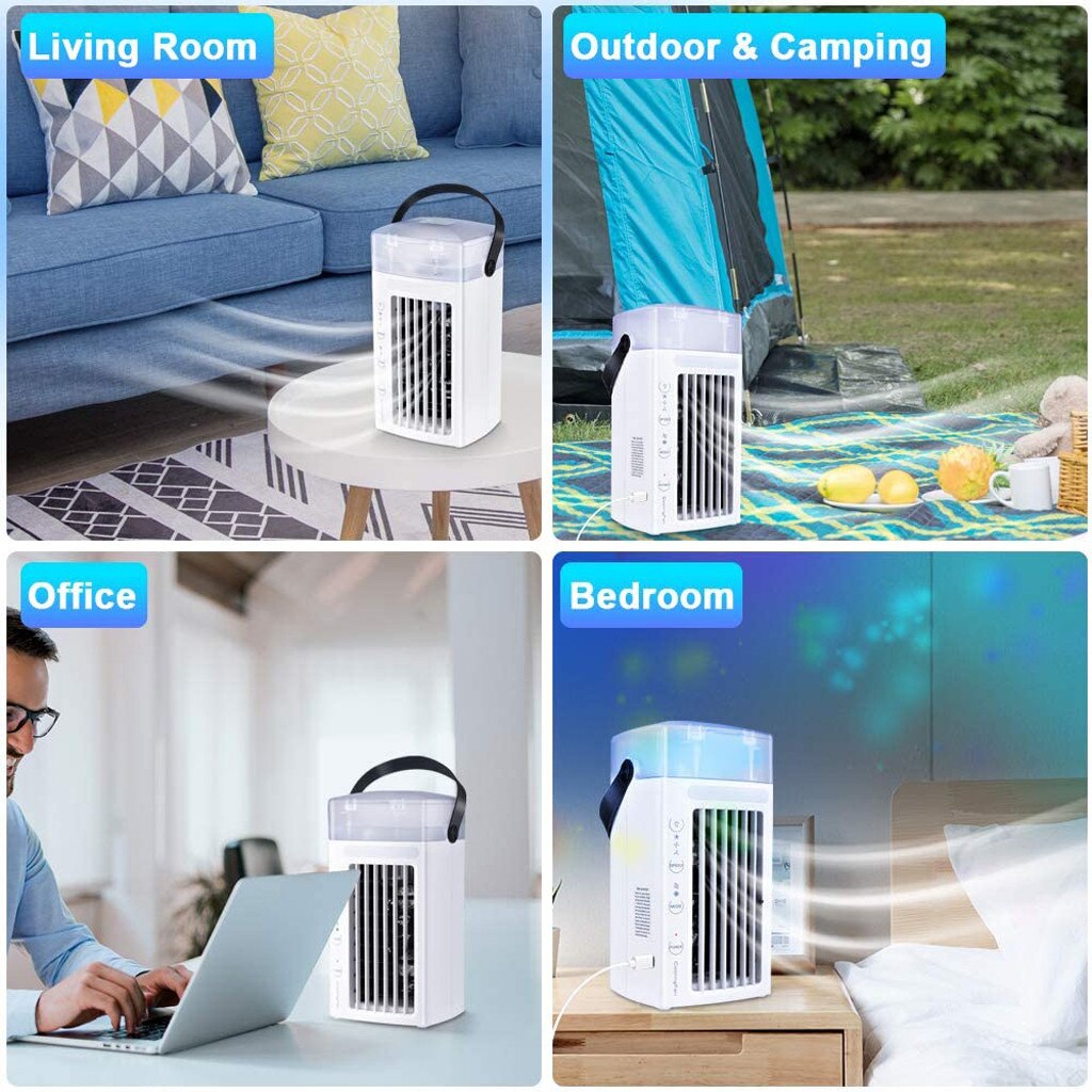 Portable Mini Air Conditioner Fan Personal Space C... – Grandado