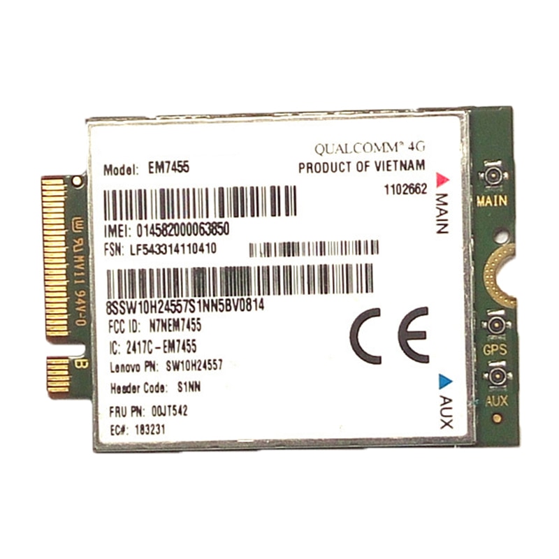 4G LTE WWAN CARD for Sierra Wireless Airprime EM74... – Grandado