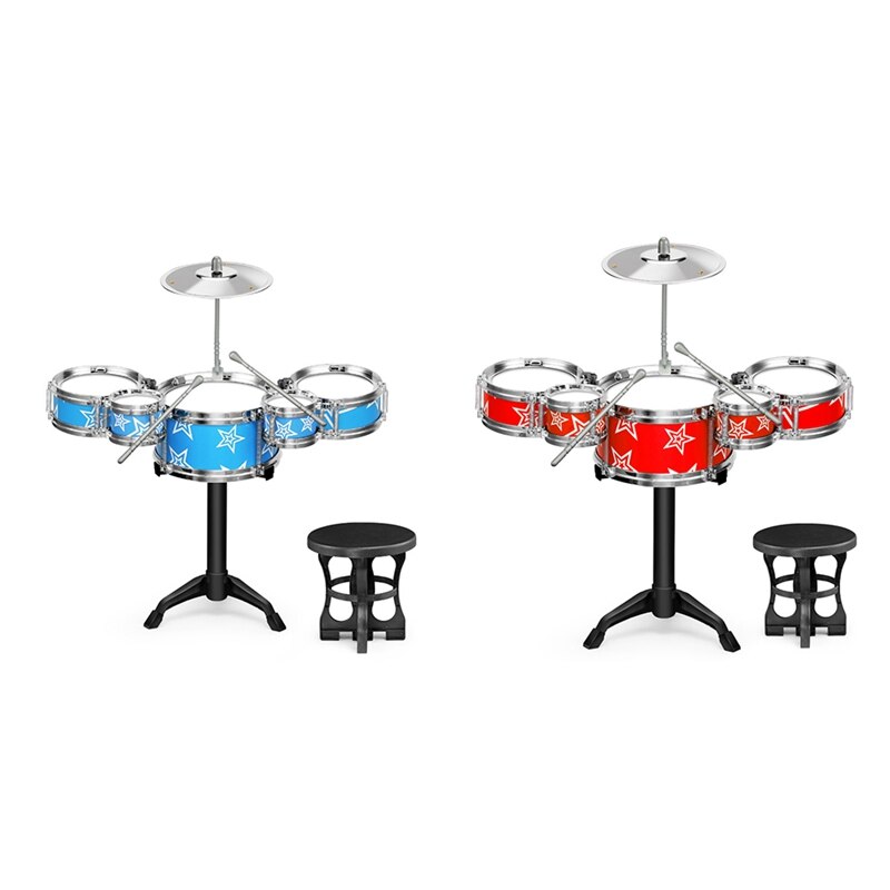 Children Jazz Drum Toy Cymbal Sticks Rock Set Musi... – Vicedeal