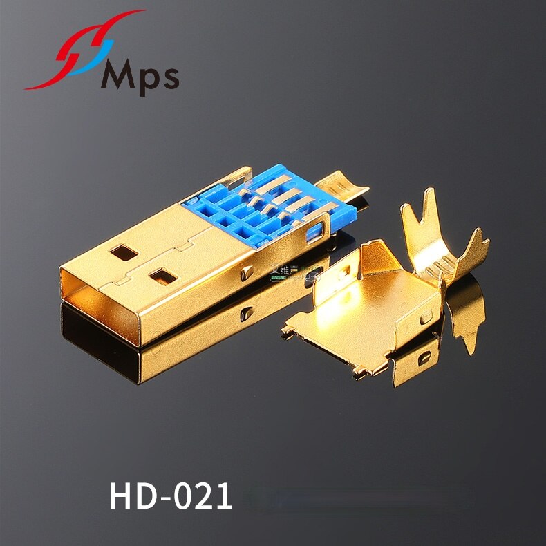 1Pcs Taiwan MPS gold-plated USB interface male 2.0... – Vicedeal