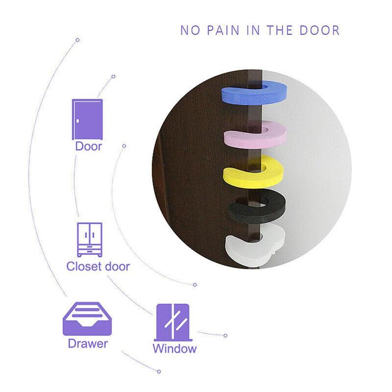 1pc Baby Safety Door Stopper Protection Pure Color... – Vicedeal